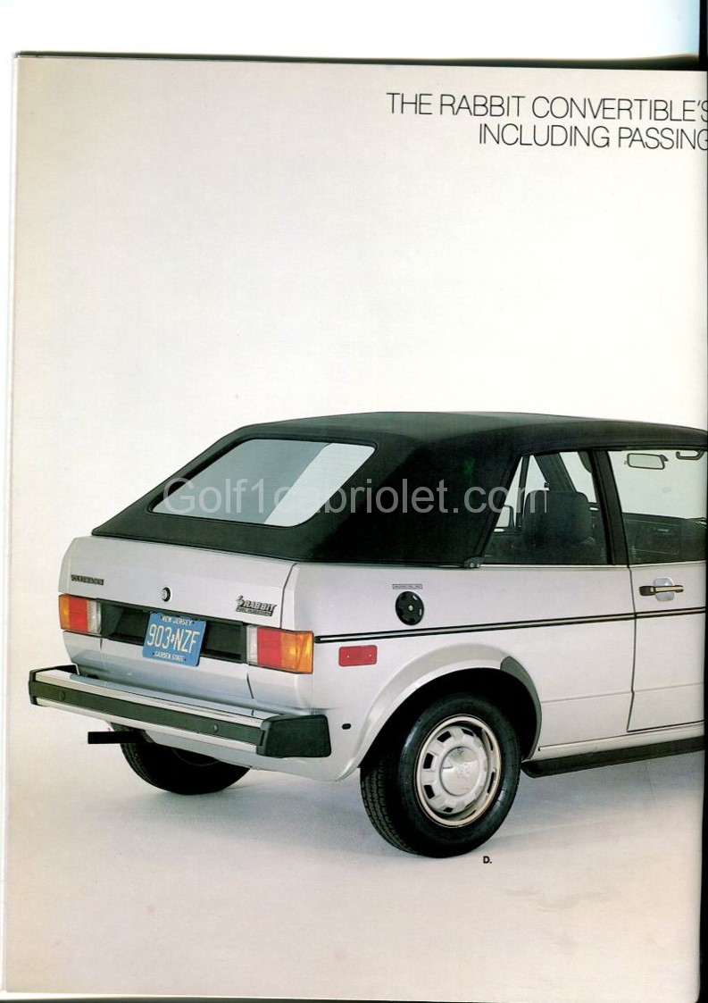 La Rabbit de 1982 (USA) - Golf1cabriolet.com