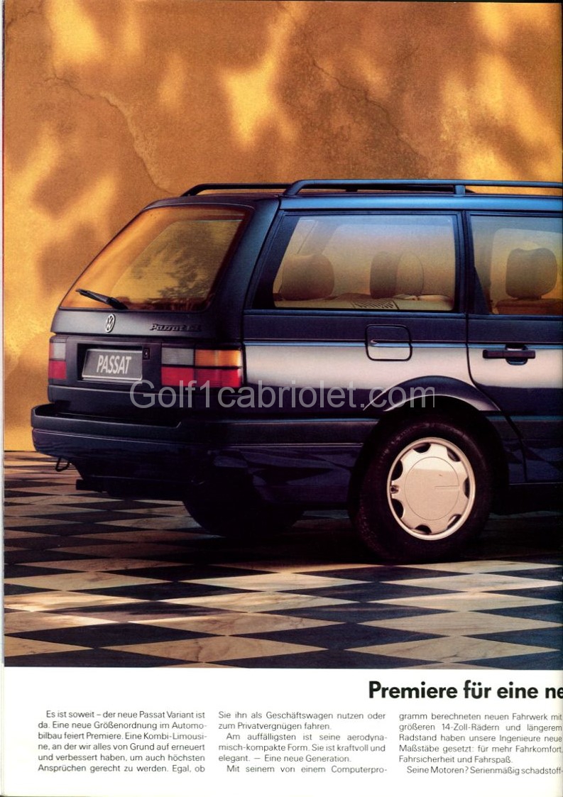 La Gamme VW 1988 (All) - Golf1cabriolet.com