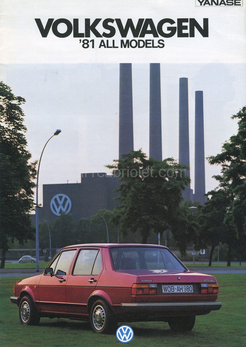 La Gamme VW 1981 (Japon) - Golf1cabriolet.com